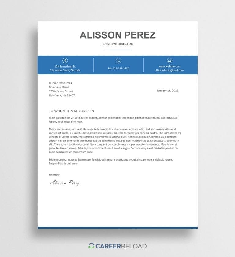 11 Best Cover Letter Layouts for 2026 - Career Reload
