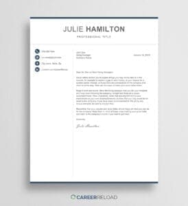 11 Best Cover Letter Layouts for 2026 - Career Reload