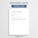 Doctor's Note Example - Doctor's Note Sample - Career Reload