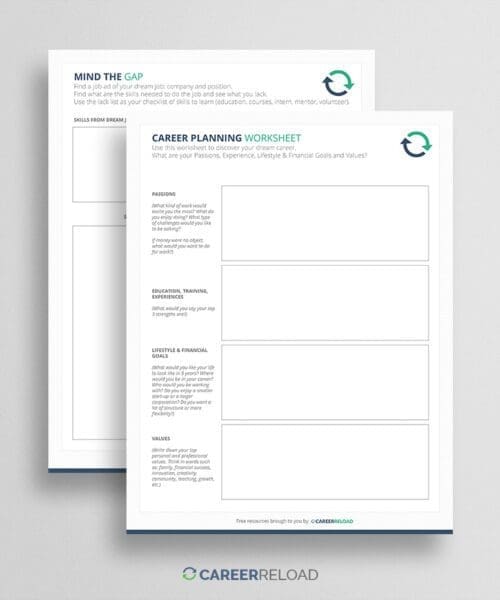 Job Search Tools - Worksheets - Guides - Career Reload