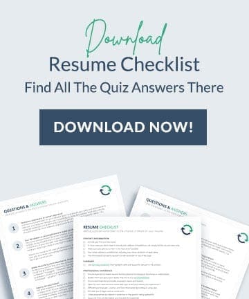 Resume Quiz - Resume Writing Quiz - Career Reload