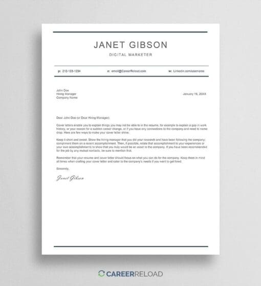 How to Write an Excellent Intern Cover Letter (with Example) - Career ...