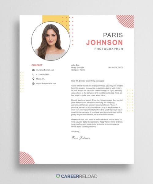 Free Resources: Download Free Resume Templates, Cover Letters