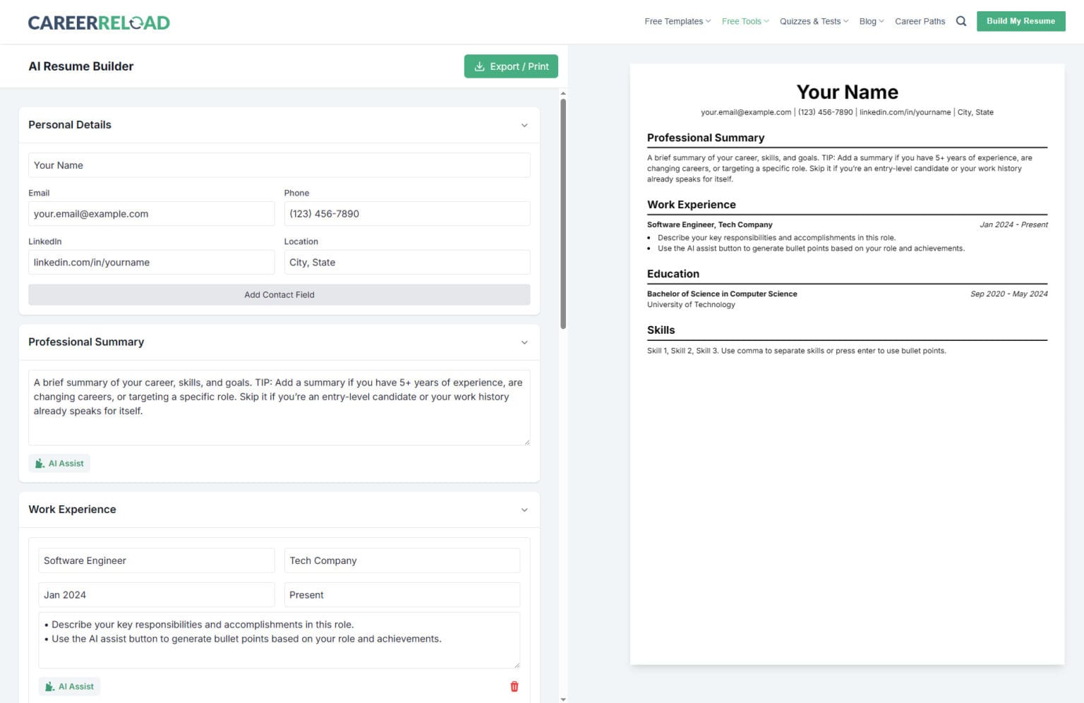 How to Build a Resume for Free: Step-by-Step Guide