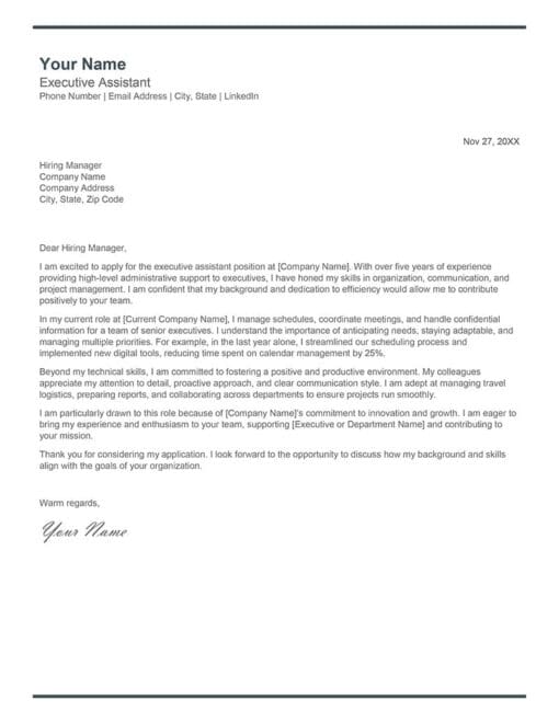 Cover Letter Examples for Different Industries - Career Reload