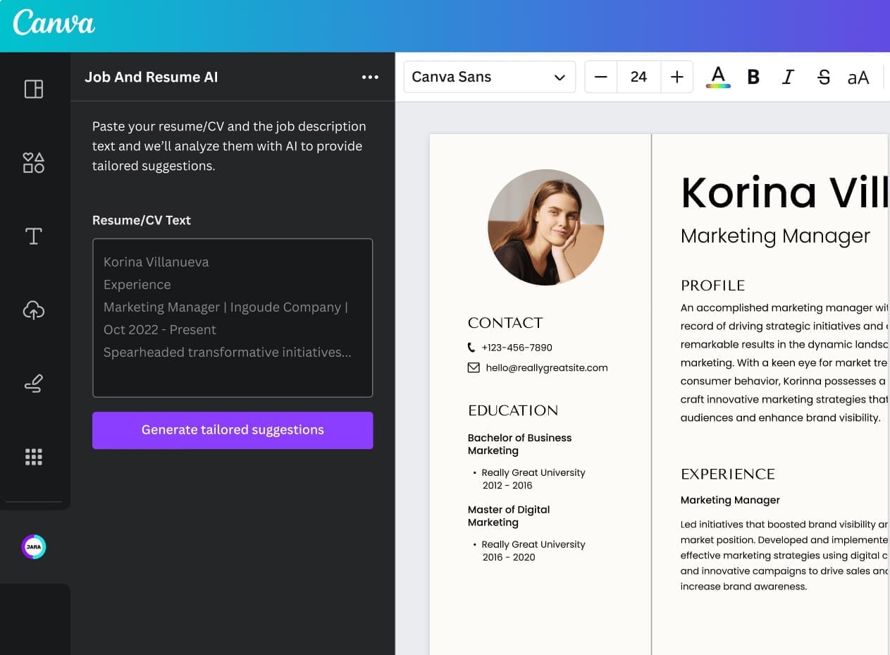 Canva Resume Builder Review - Career Reload