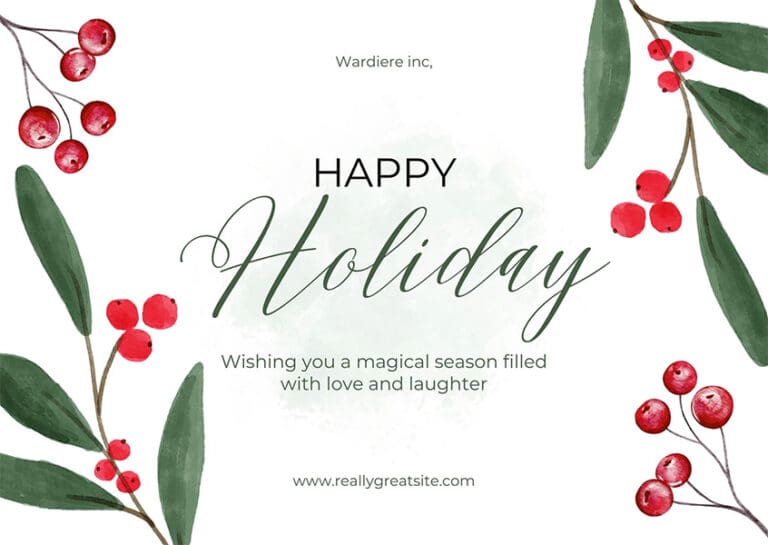 How To Write a Happy Holidays Email Card - Career Reload